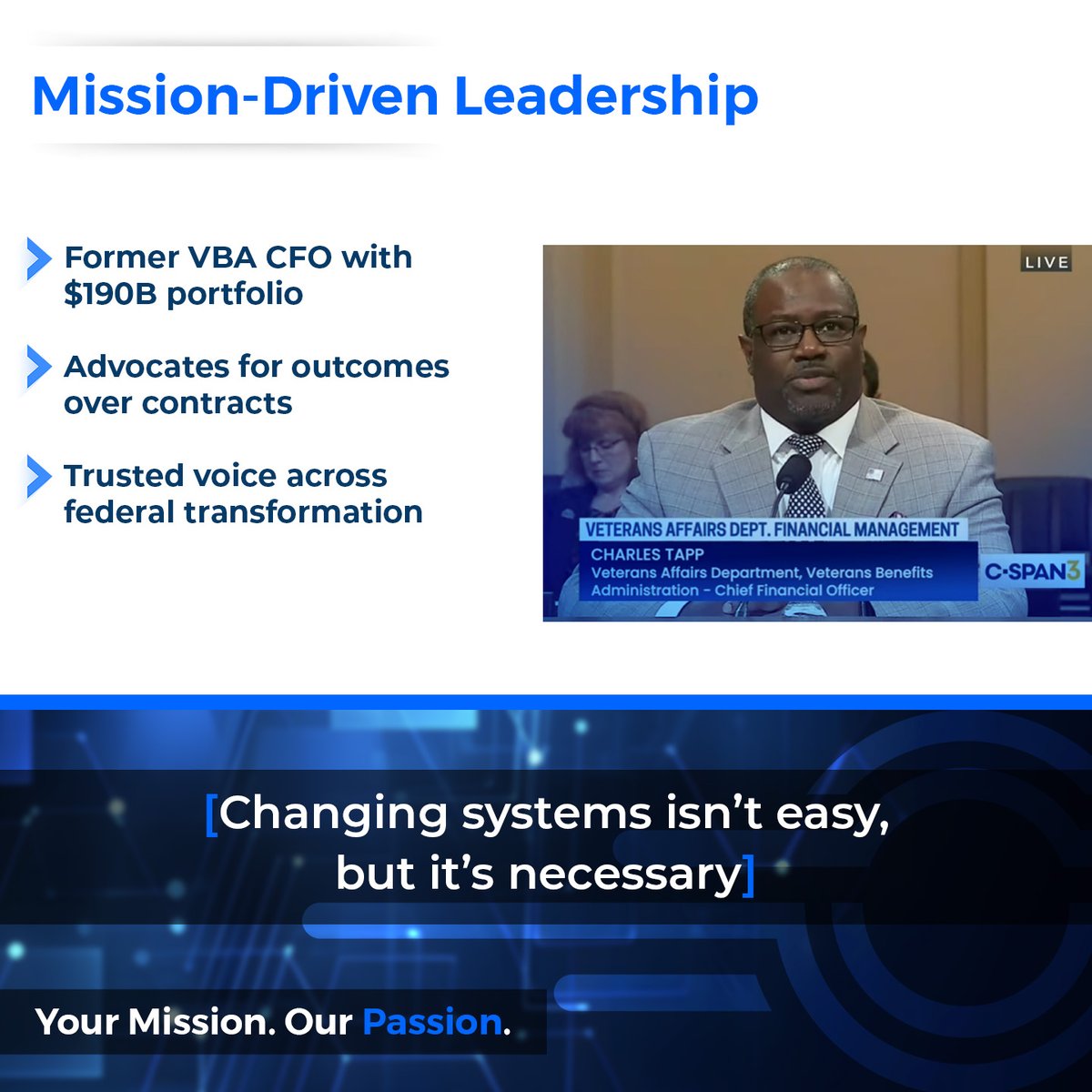 Charles Tapp II: Championing Bold Ideas and Unshakable Mission Alignment